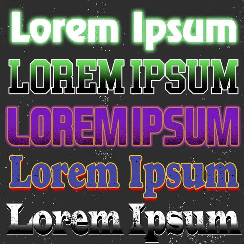 Text Styles Bundle - Zay's Studio